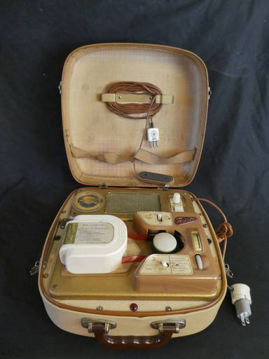 C1950 Rare Tefi Tefifon German Am Radio & Cartridge Record Player