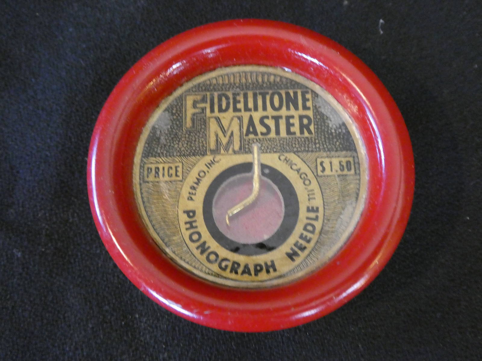 Antique Nos Fidelitone Master Phonograph Needle W/ Brush Permo Auction