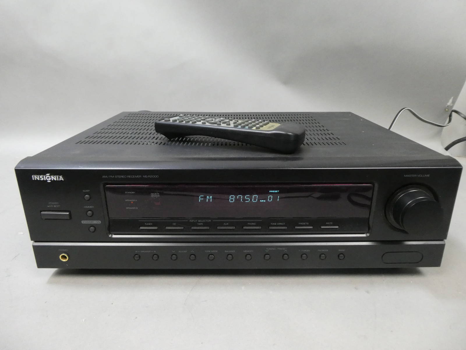 Insignia Model Ns-r2000 Am/fm Stereo Receiver Auction