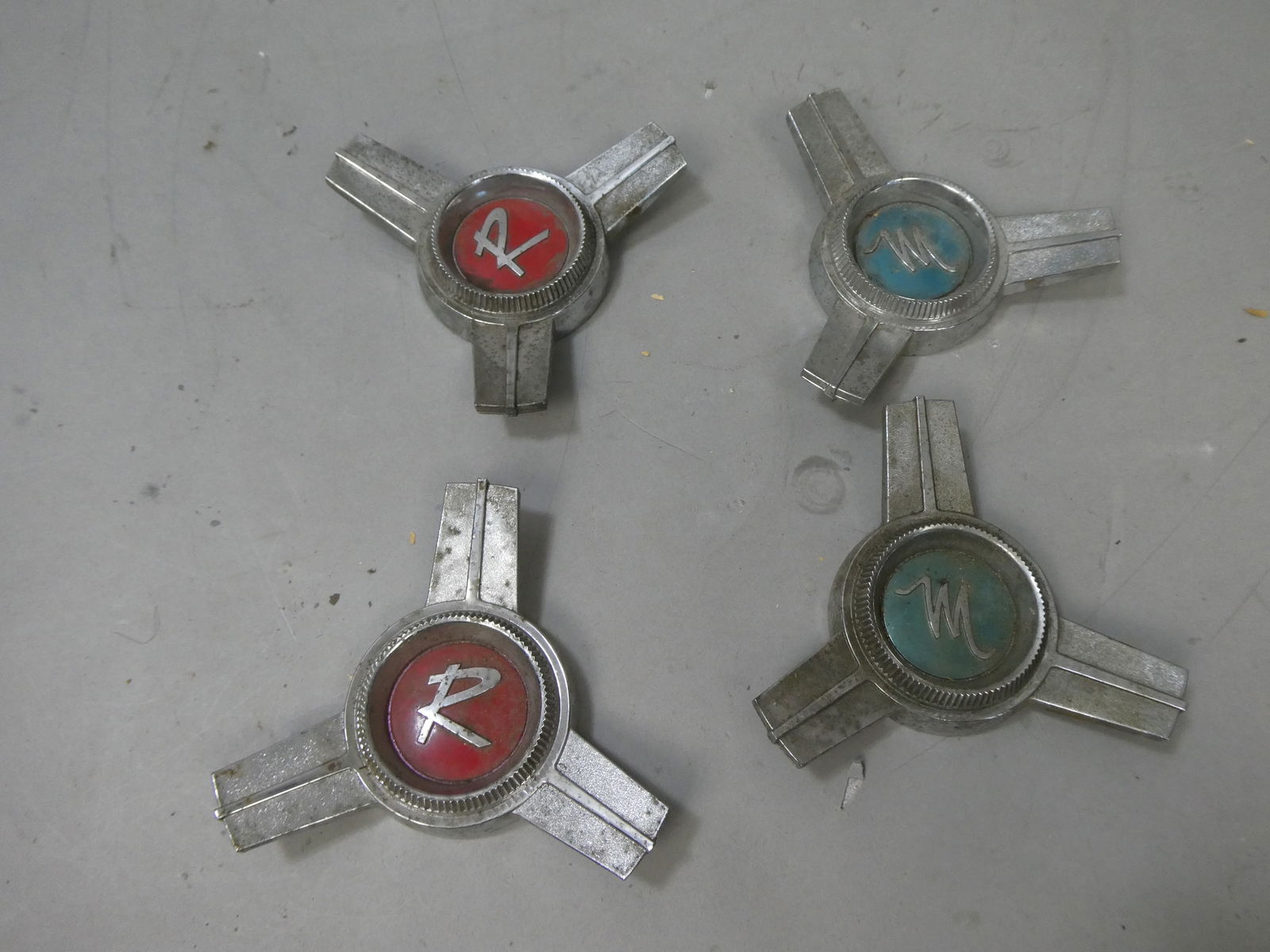 Set 4 Amc Rambler & Marlin Tri Var Spinner Wheel Center Caps Auction