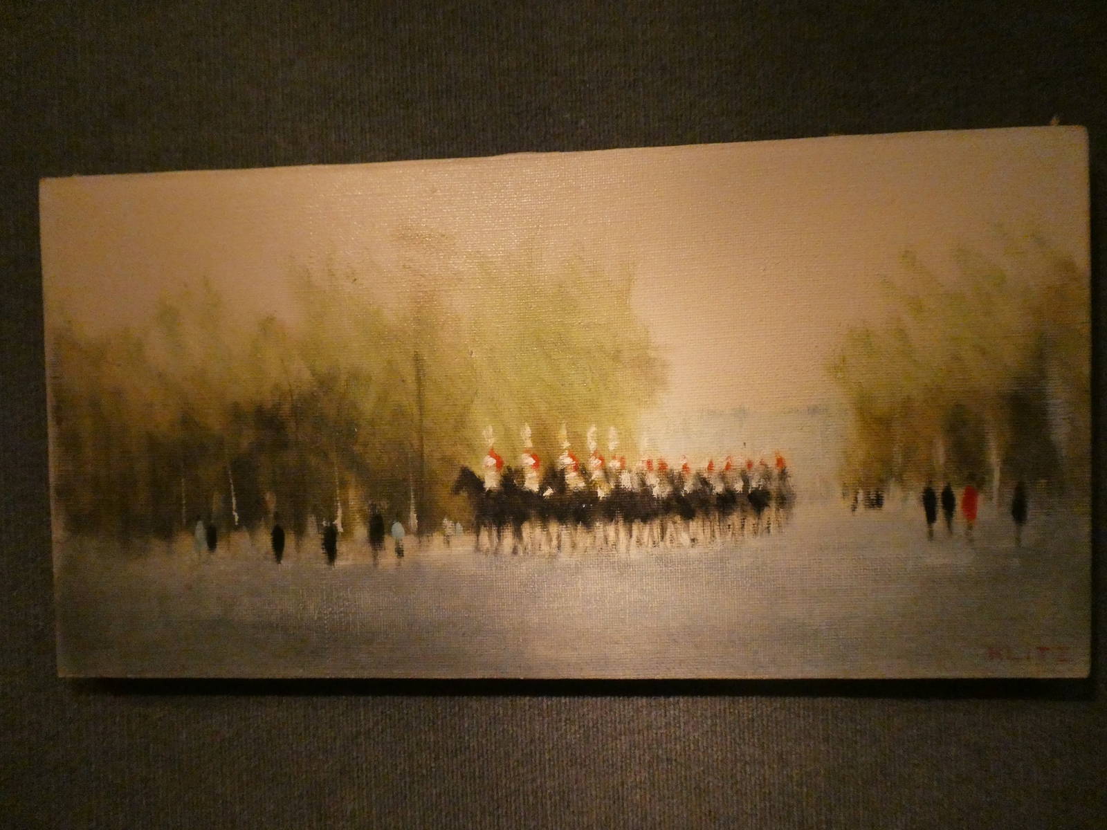 Anthony Klitz Horse Guards Mall London Oil Painting Auction