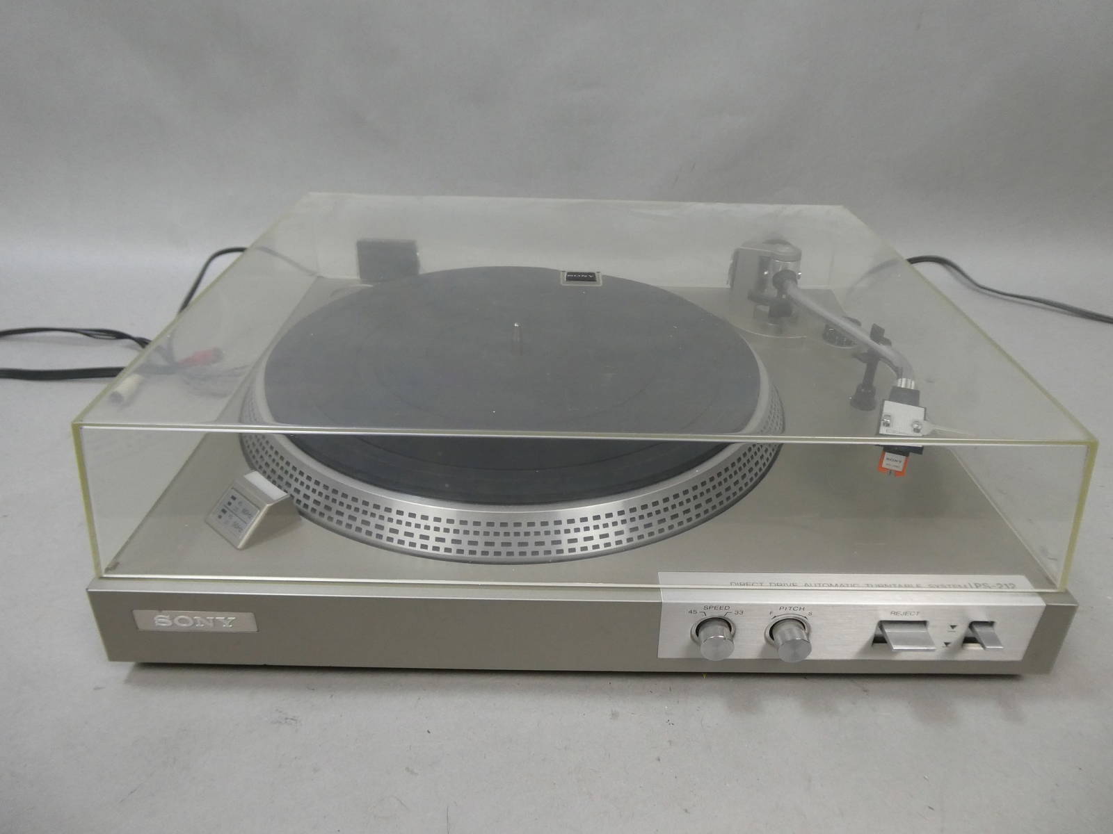 Sony Direct Drive Turntable Record Player Ps-212 Auction