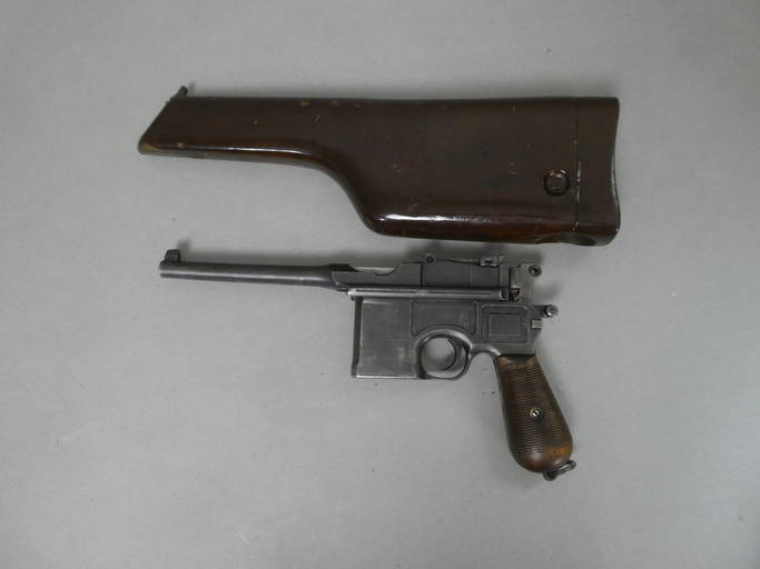 Waffenfabrik Mauser Oberndcrf Neckar C98 Broomstick Semi Auto Pistol