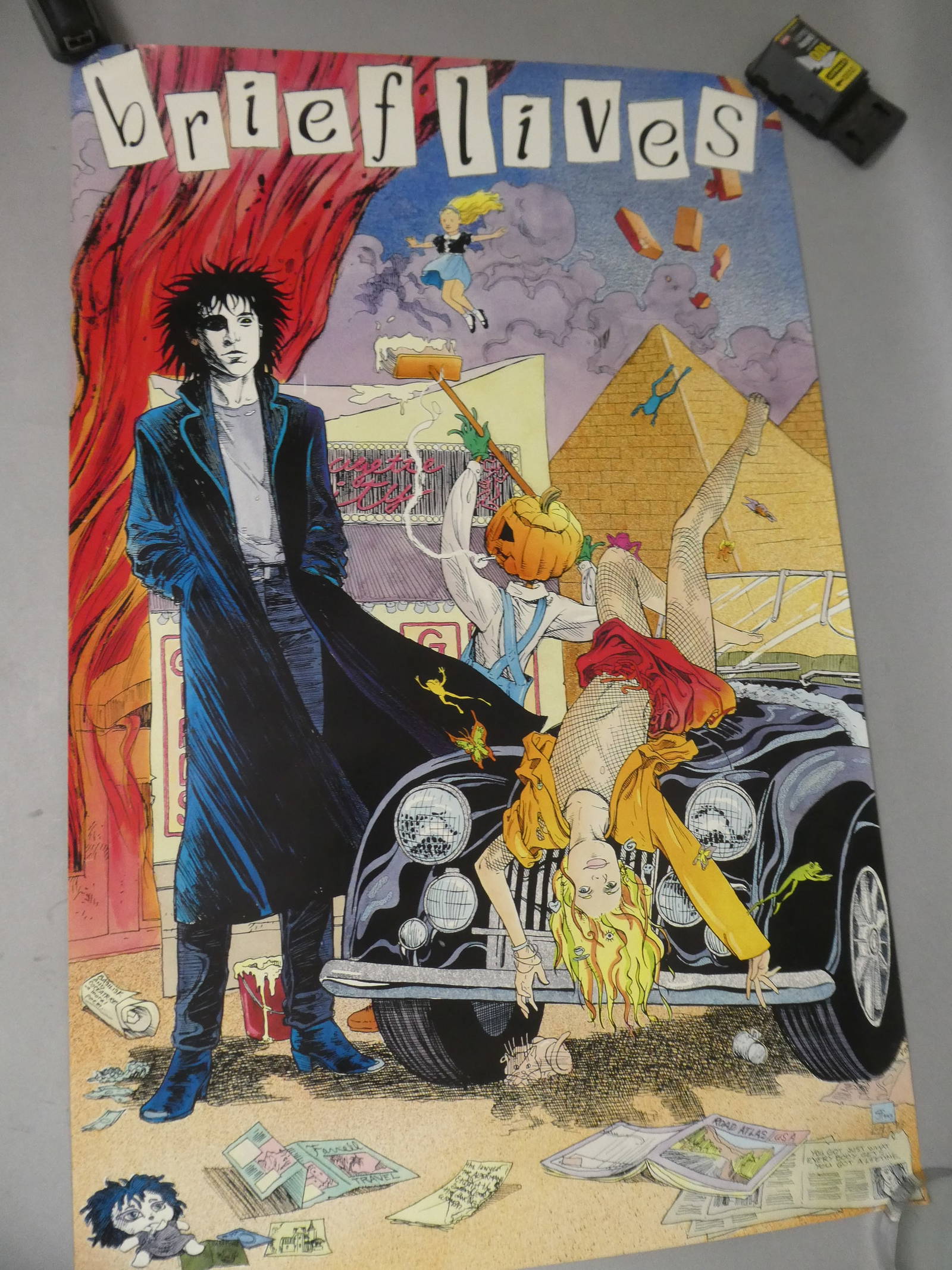 1993 Neil Gaiman Sandman Brief Lives Poster Auction
