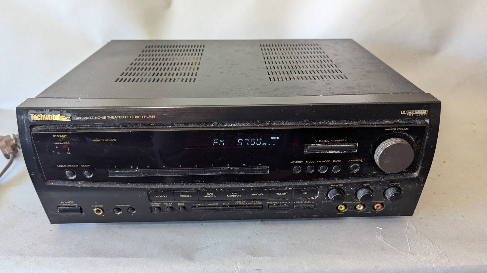 Techwood 400 Watt Home Theater Stereo Receiver Plr85 Auction