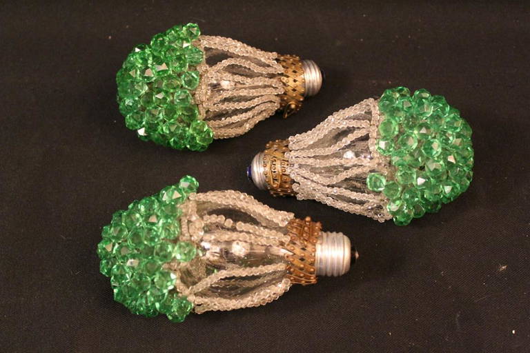 Czech Crystal Beaded Light Bulb Covers