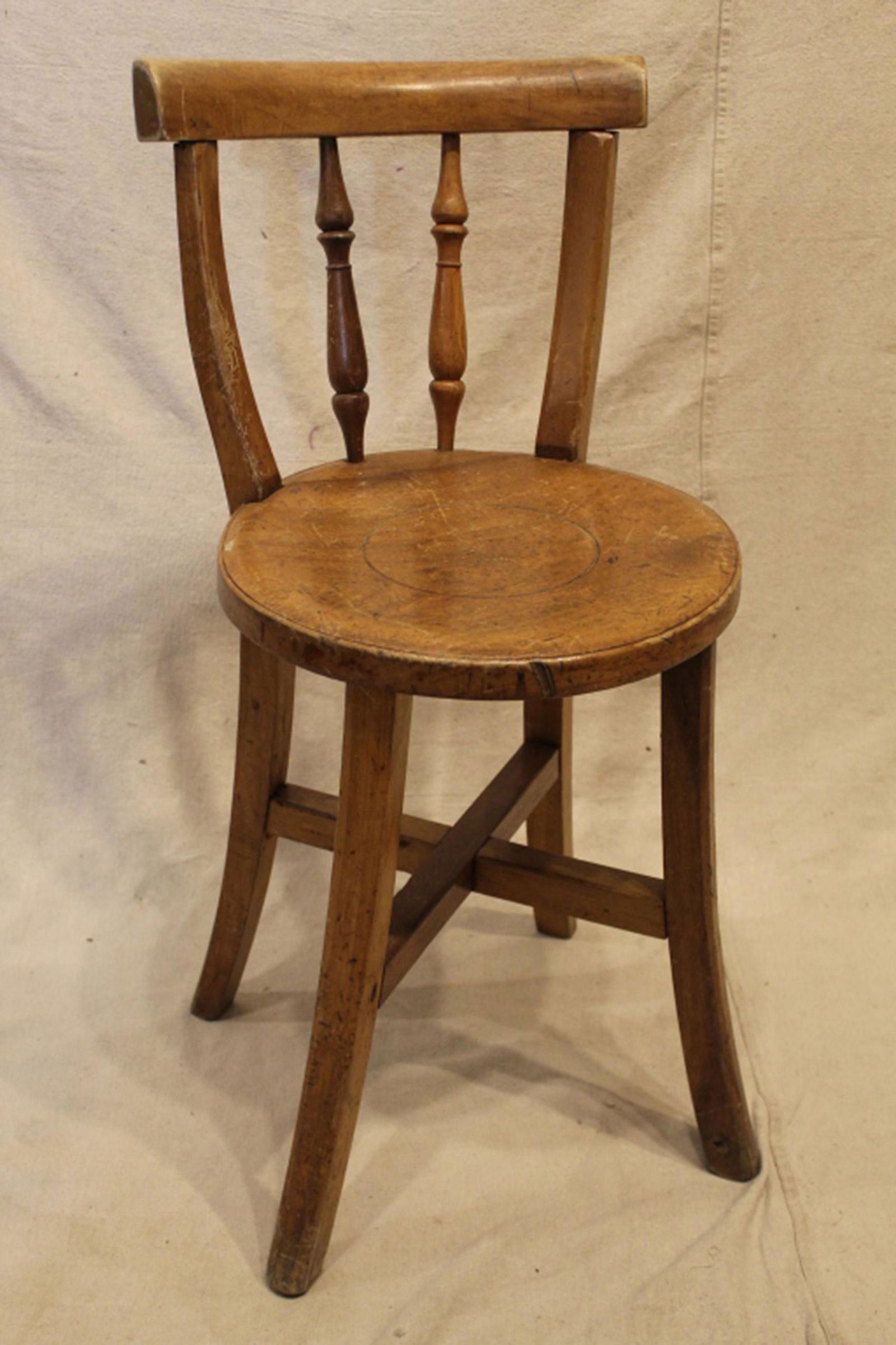 Antique Spindle Back Stool
