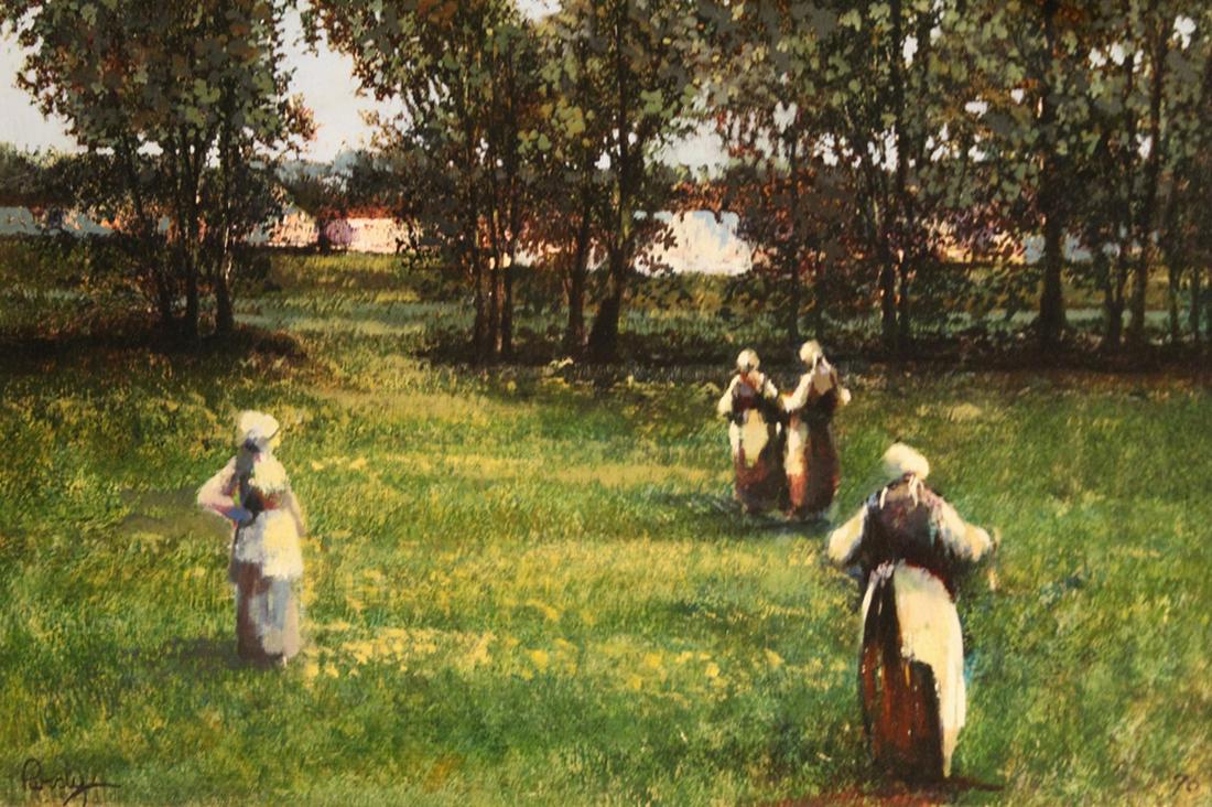 Donald Roy Purdy (b. 1924) Oil On Board