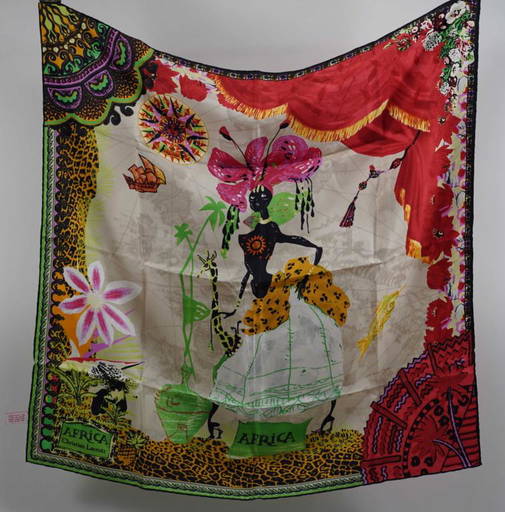 Christian Lacroix Africa Silk Scarf