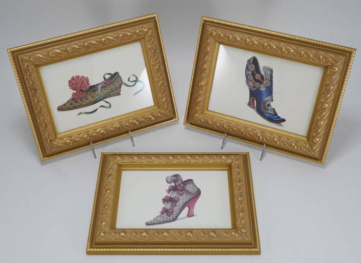Bombay Company Framed Prints Of Shoes