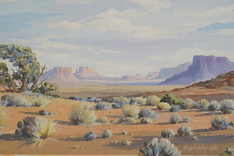Ralph Arthur Lytle (1882 1959) Gouache On Paper