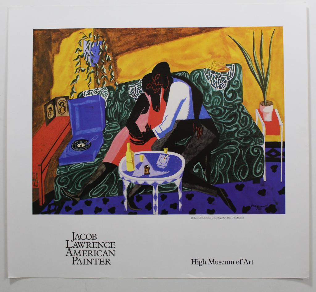 Jacob Lawrence Museum Poster The Lovers