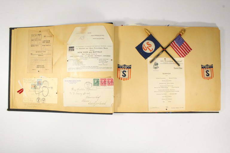 1925 Trans Atlantic Cruise Scrapbook