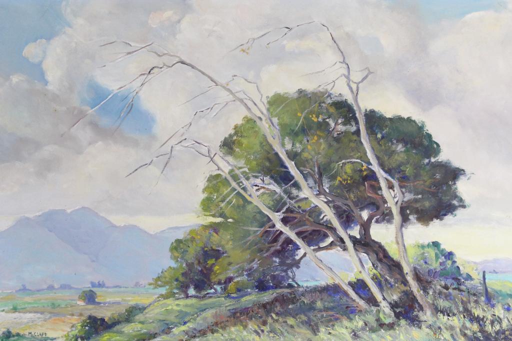 Margaret Clapp (1887 1978) Califonia Oil Painting