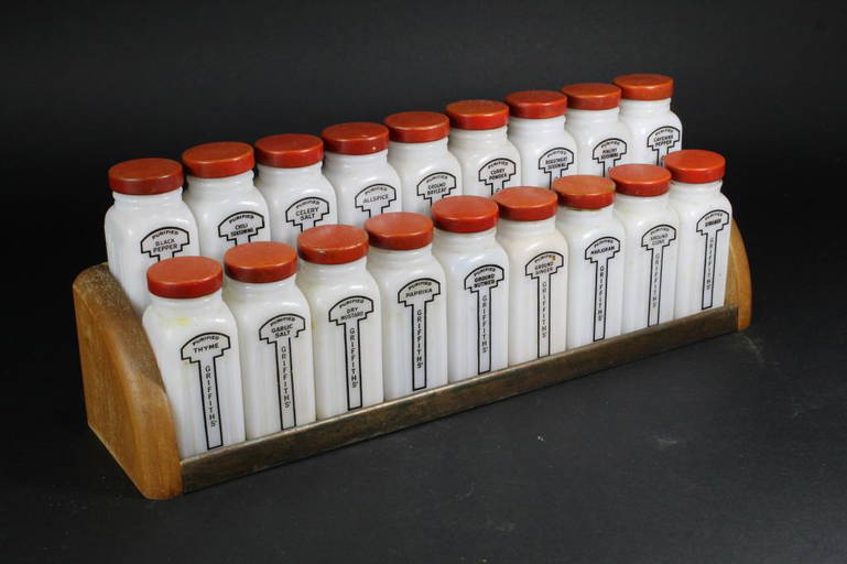 Vintage Griffith's Spice Jars & Rack Set - May 08, 2022 | District ...