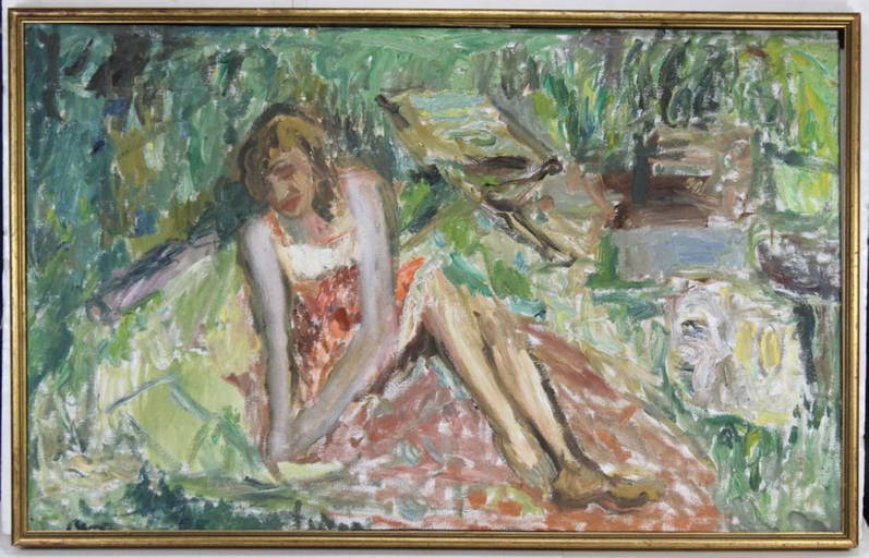 Joe Reno (wa) Oil On Canvas Painting