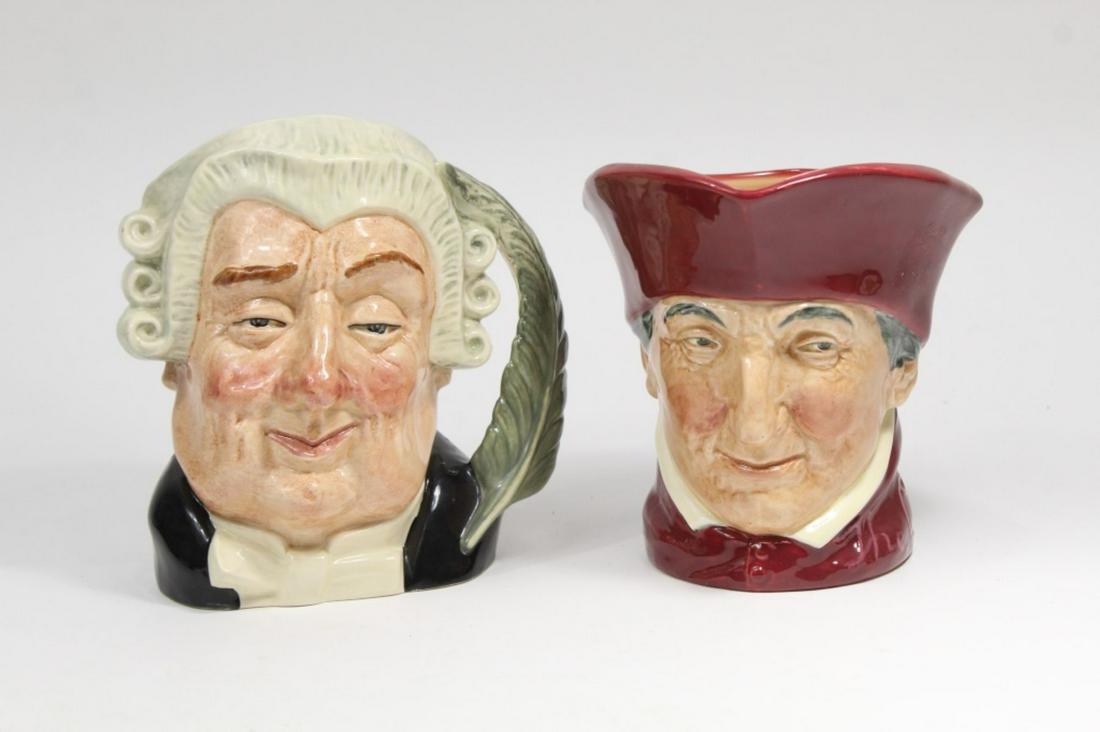 Two Royal Doulton Character Toby Mugs
