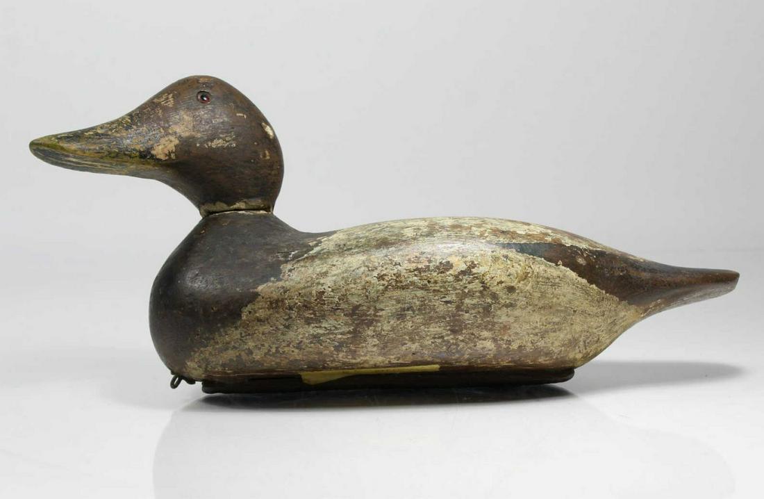 Antique Hand Carved Wood Duck Decoy - Mar 12, 2023 | District Auction in WA