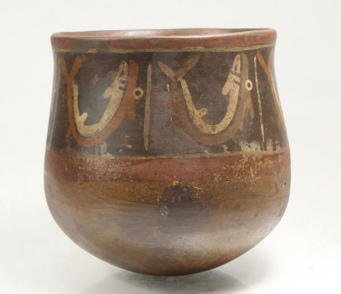 Nazca Culture Precolumbian Pottery Fish Pot Auction