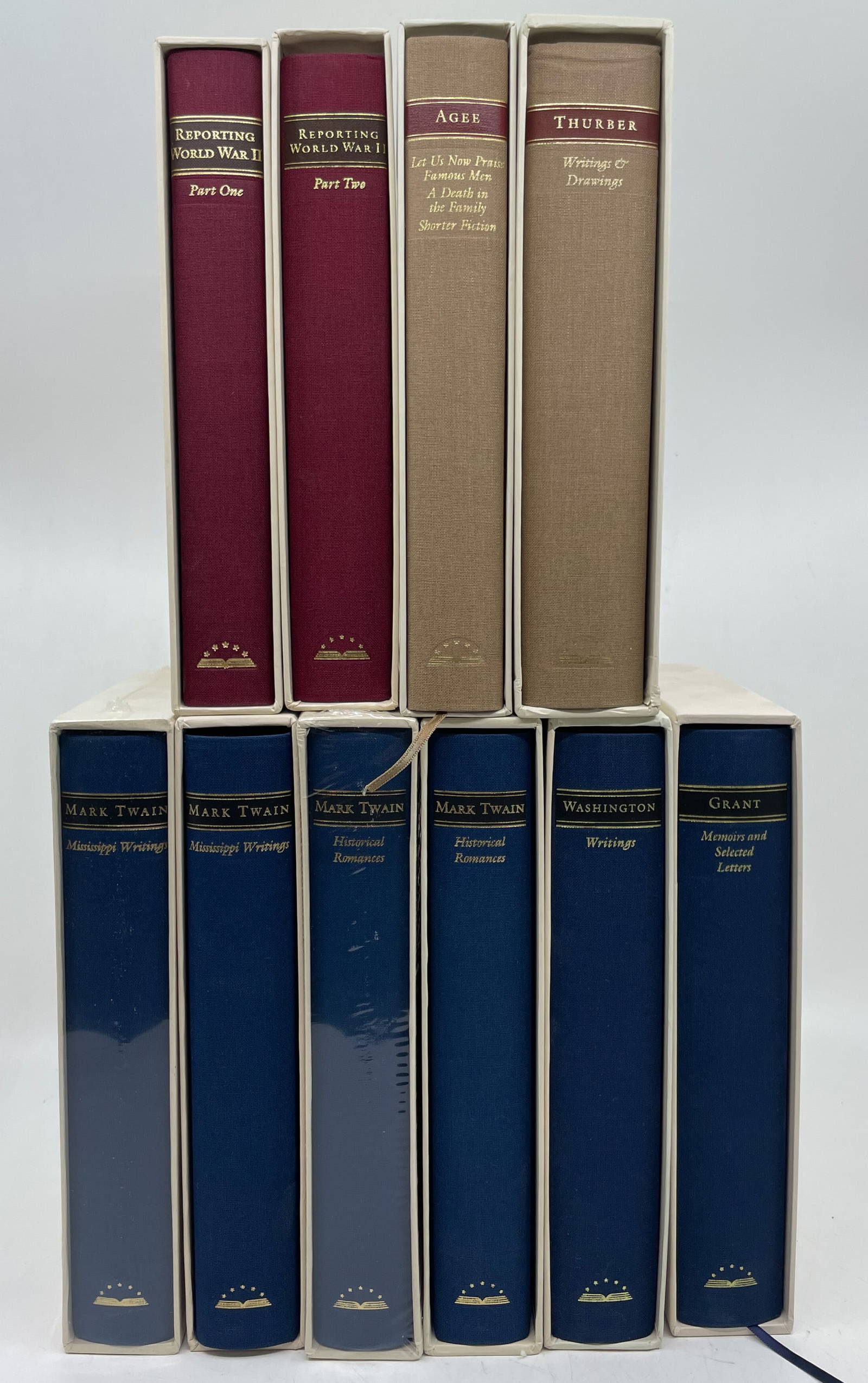 10pc The Library Of America Special Edition Books Auction