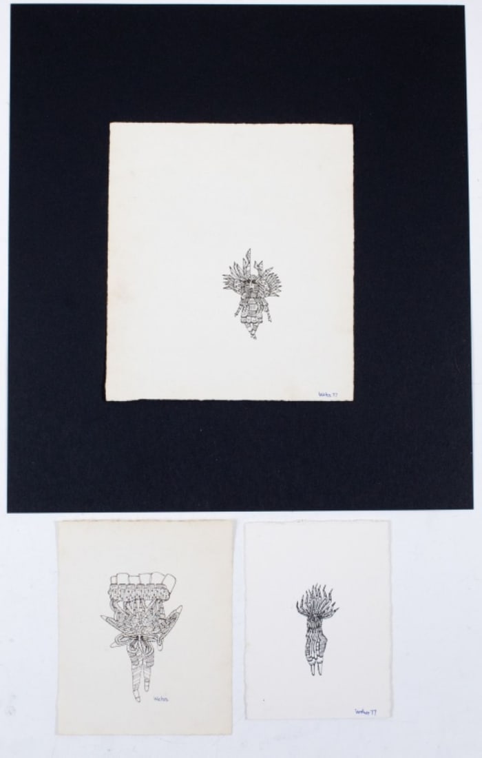 3 Wesley Wehr (wa) Ink Drawings
