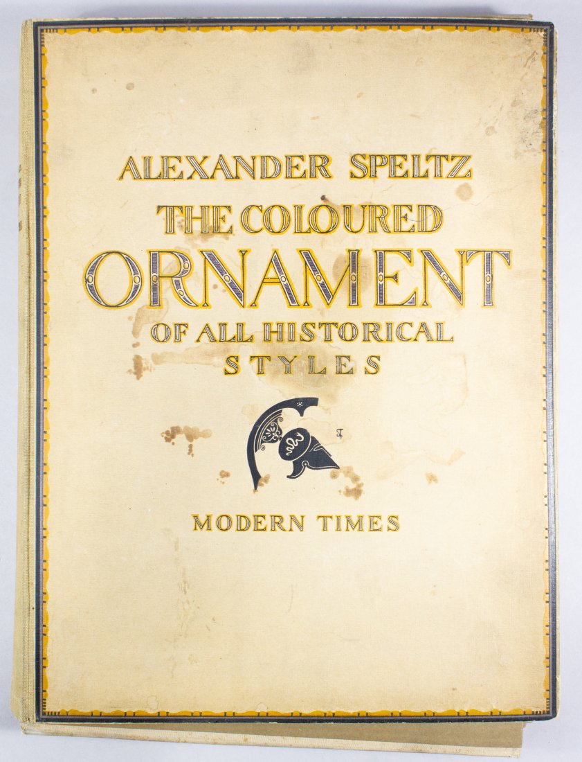 Alexander Speltz / Coloured Ornament Folio Plates Auction