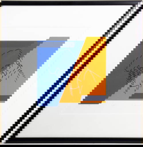 Tad Savinar (or) "i Am Life" Serigraph, 1984