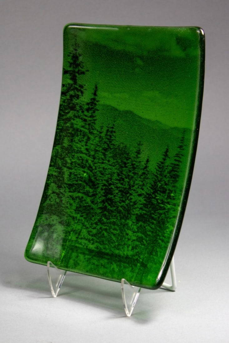 Steve Klein (wa) Fused Art Glass Panel Pilchuck Artist Auction