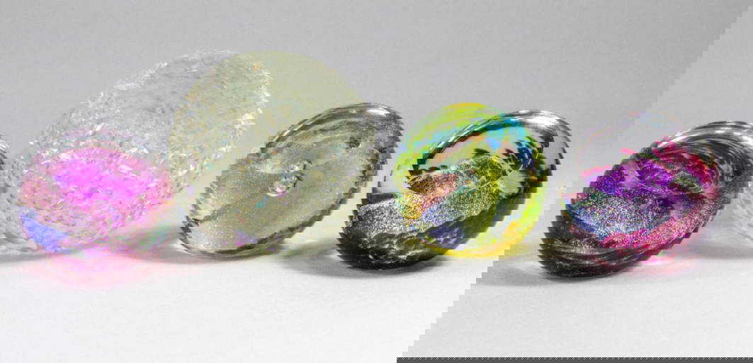 Celestial Style Studio Art Glass Paperweights