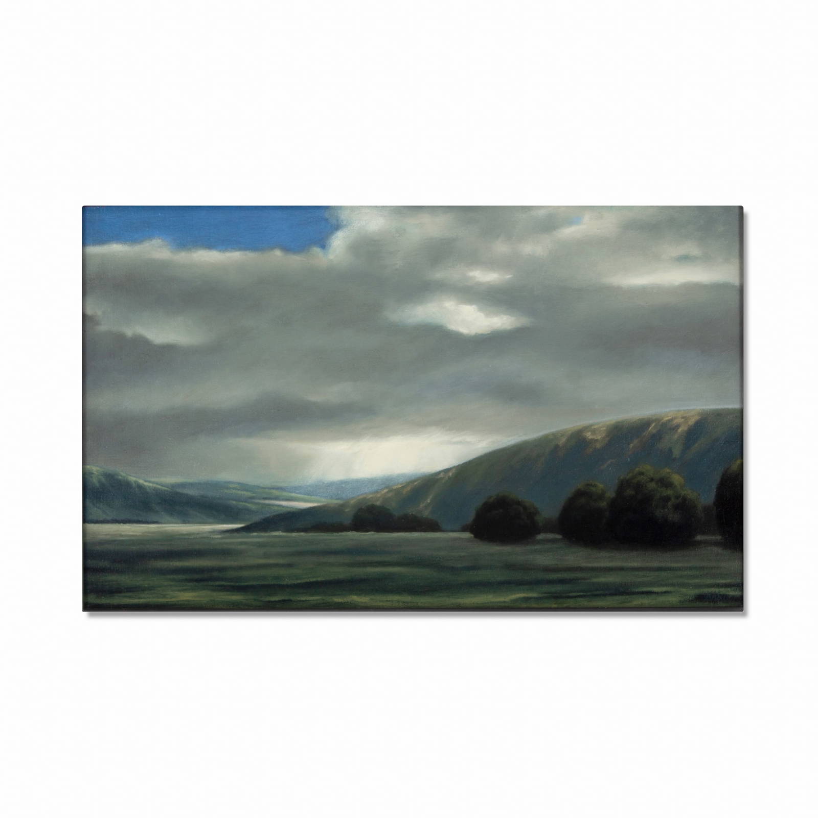 Gayle Bard (wa) "highway 95 Near Moscow Idaho" Oil On Canvas Over Board ...