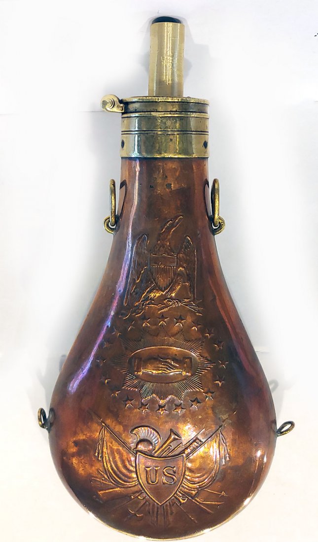 BATTY POWDER FLASK PEACE FLASK 1848 ARMY ISSUE - Jun 30, 2019 | Dave ...