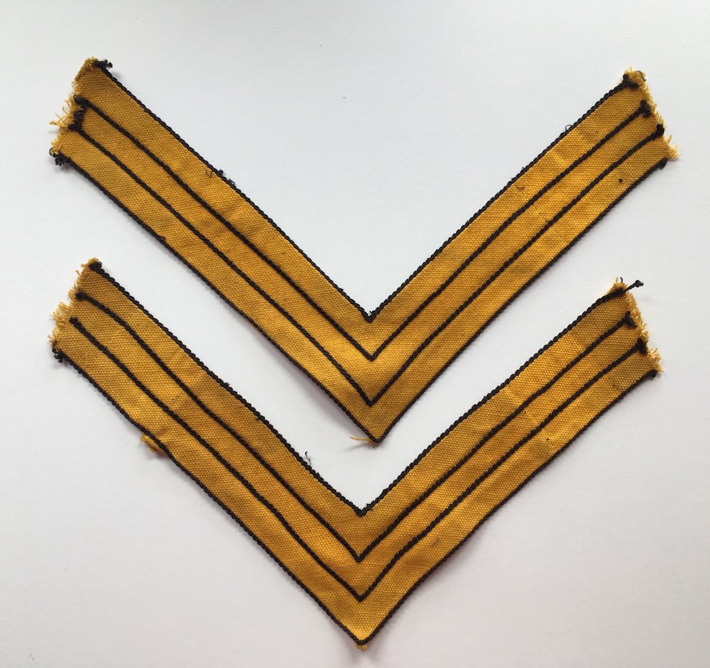 PAIR OF U.S. CAVALRY SERGEANT CHEVRONS 1872/99 PATTERN - Jun 30, 2019 ...