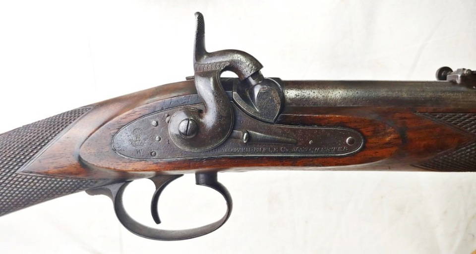 English Whitworth Percussion Marksman's Rifle 1862