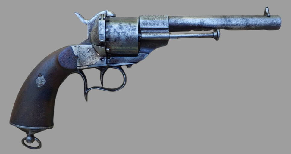 12mm Lefaucheux Pinfire Army Cavalry Revolver Durango (#0052) on Oct 02 ...
