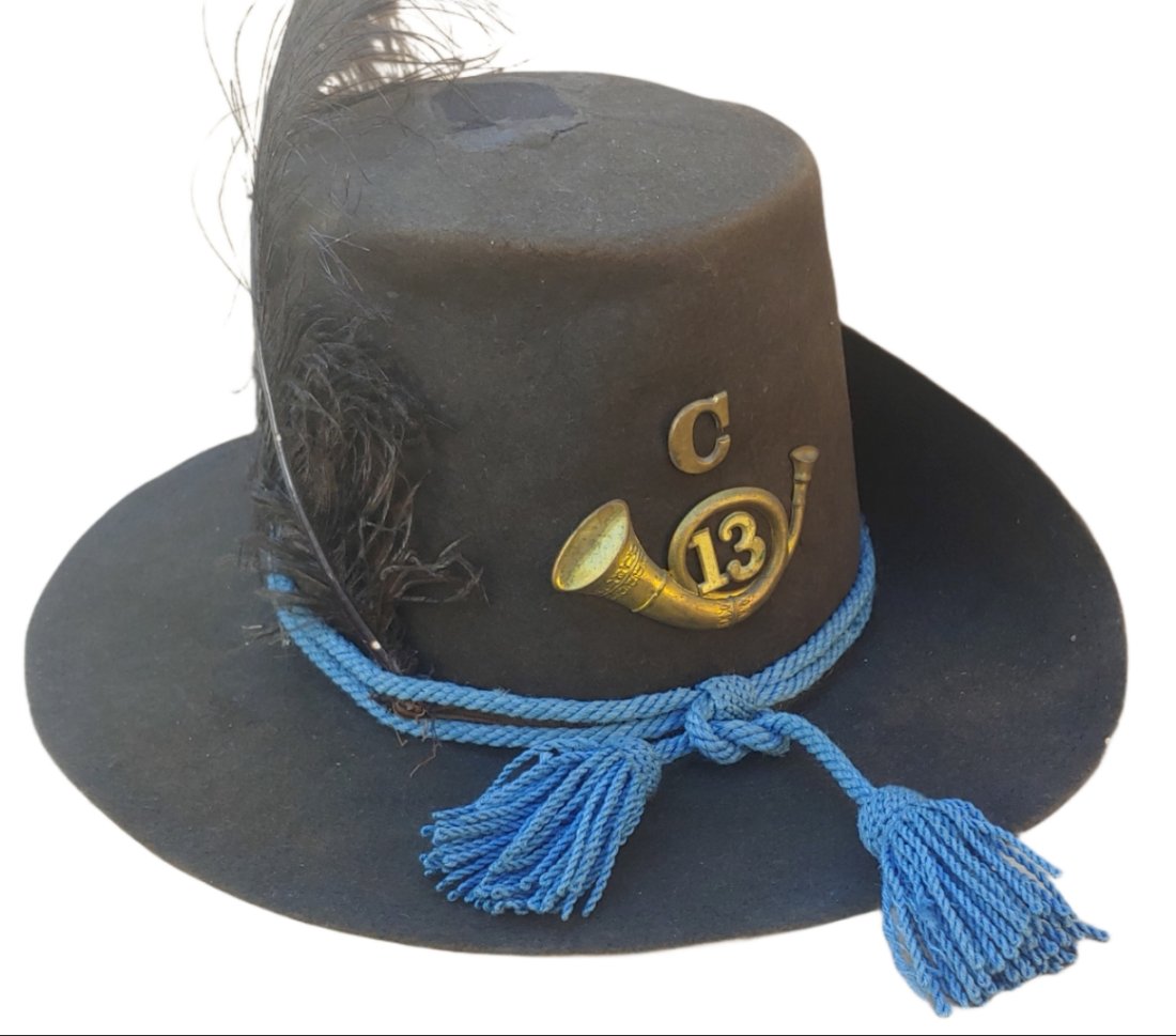 Civil War Union Army Black Hardee Hat - Oct 02, 2022 | Dave Taylor's ...