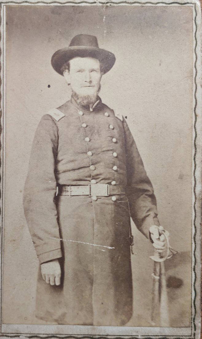 Civil War Cdv Photo Colonel Fowler 99th Indiana Auction