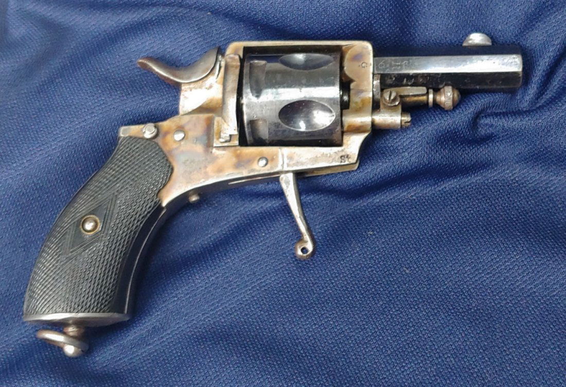 Superb French Or Belgian Folding Trigger Pocket Revolver Auction
