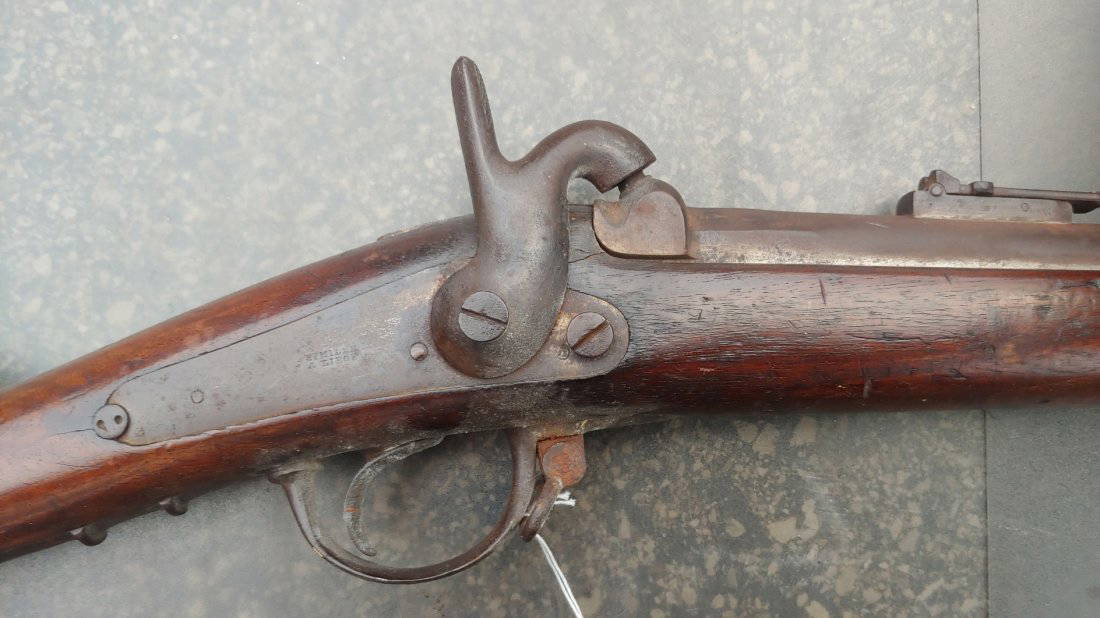 French Back Action Percussion Lock Musket Auction