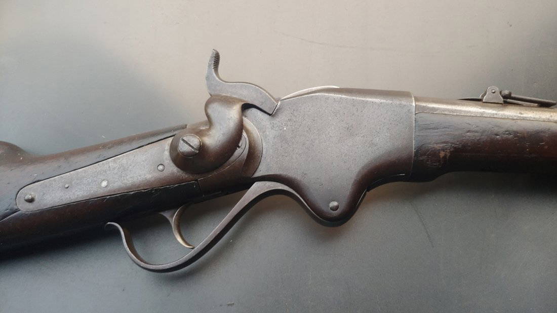Model 1860 Spencer 7 Shot Repeating Rifle. Auction