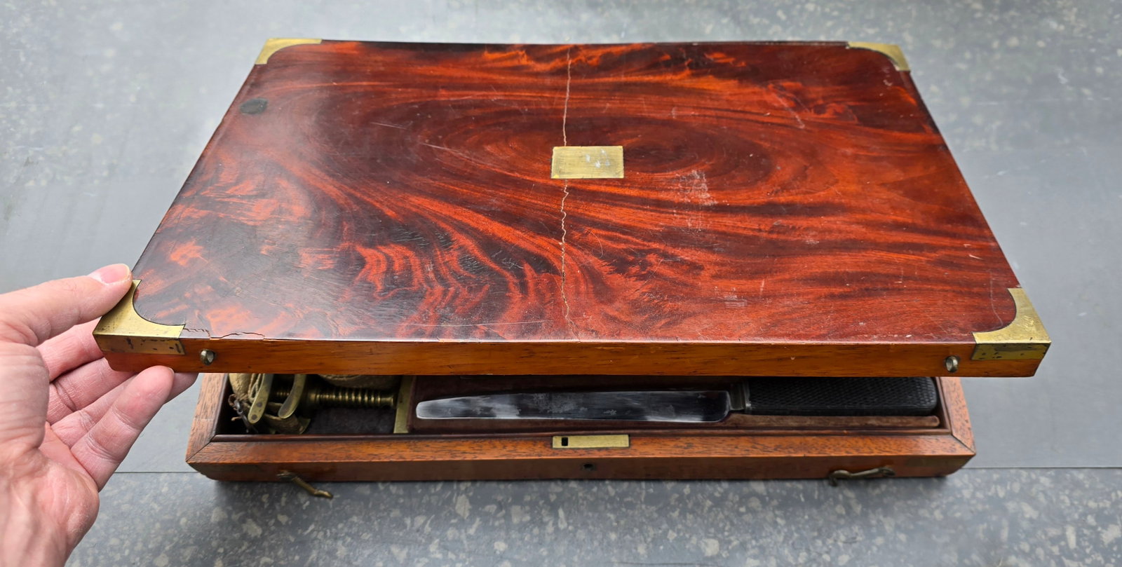 Spectacular 1840s Philadelphia Made Surgical Kit Rare Maker E.f. Snyder ...