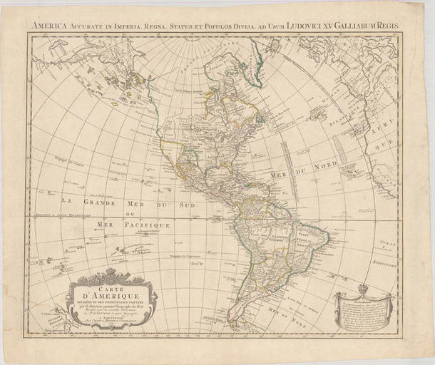 MAP, Western Hemisphere, Delisle - Sep 15, 2021 | Old World Auctions in VA