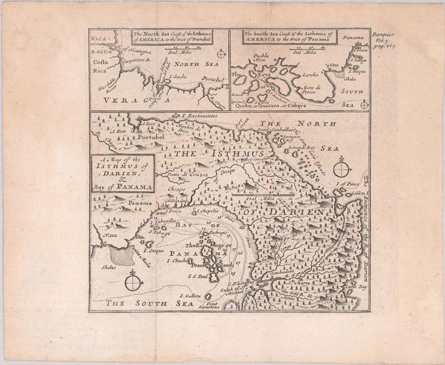 MAP, Central America, Dampier (#0352) on Feb 09, 2022 | Old World ...