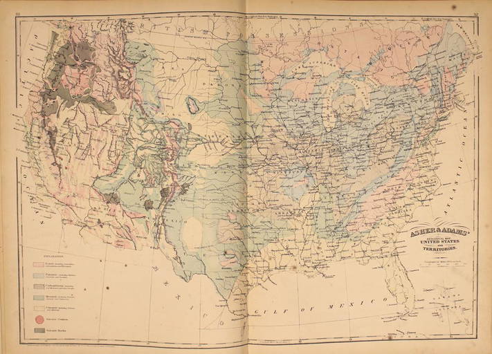 MAPS IN BOOK, Atlases, Asher & Adams (#0255) on Mar 08, 2023 | Old ...