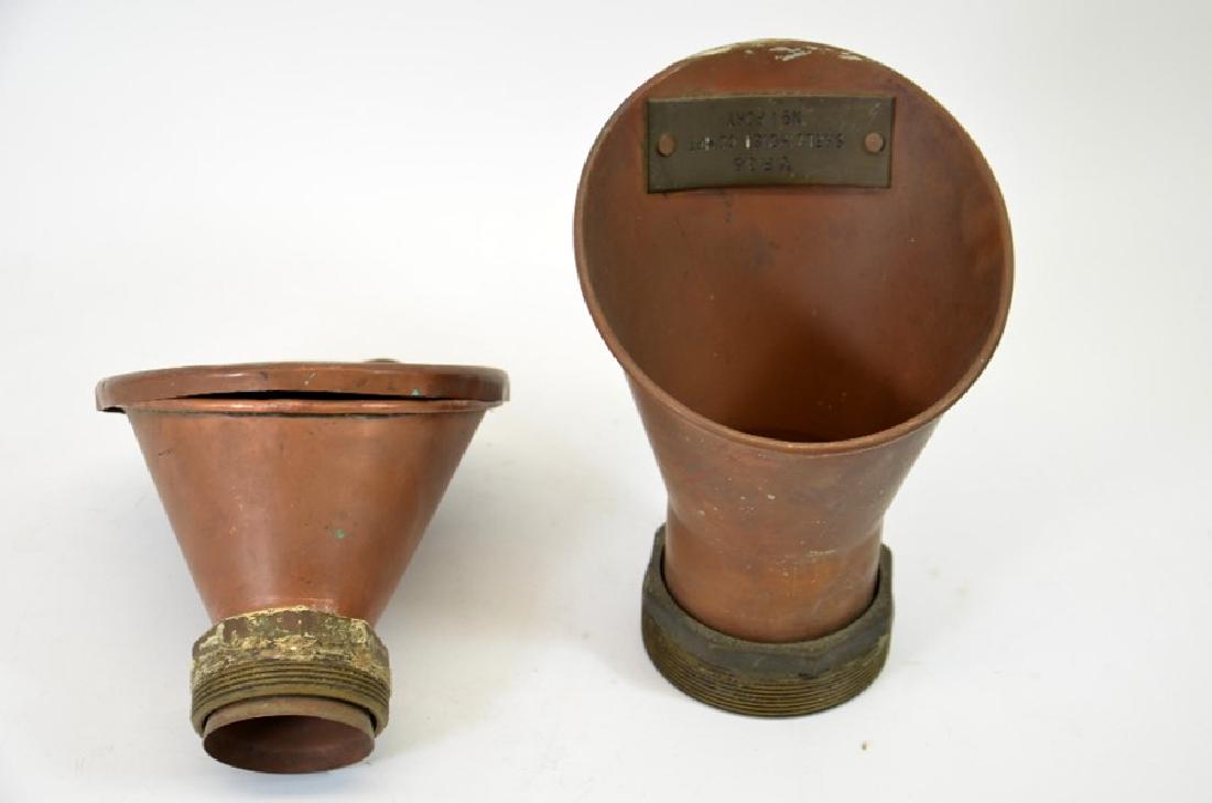 HMS Vanguard copper speaking tubes, VPSO Top of Ships