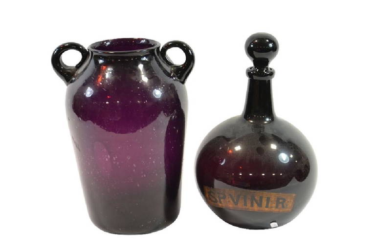 An Early 19th Century Apothecary Carboy Of Bulbous Form