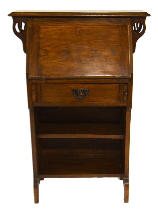 An Arts and Crafts oak bureau bookcase, the fall front - Mar 06, 2020 ...