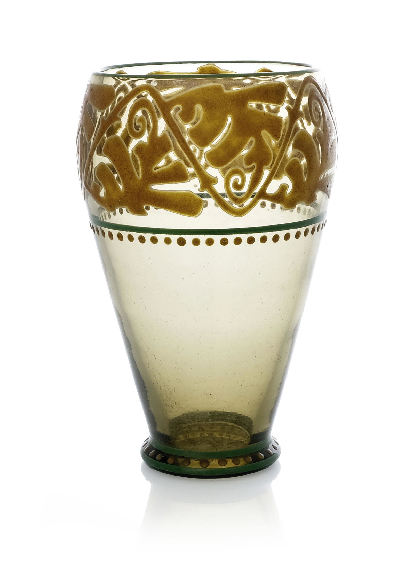 Marcel Goupy, An Enamelled Glass Vase, Circa 1925,