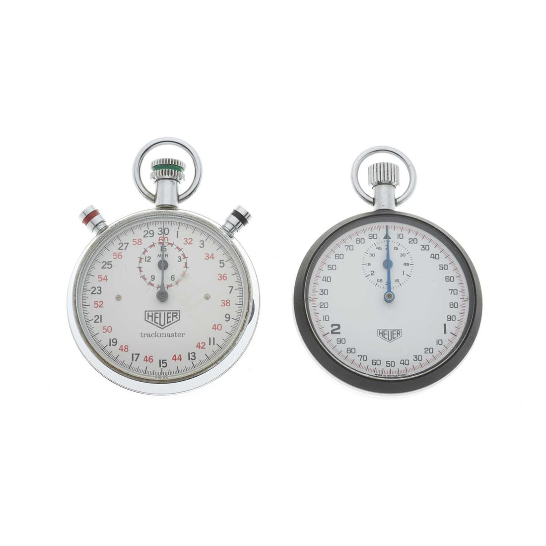 Heuer, Three Vintage Stopwatches, To Inc Auction