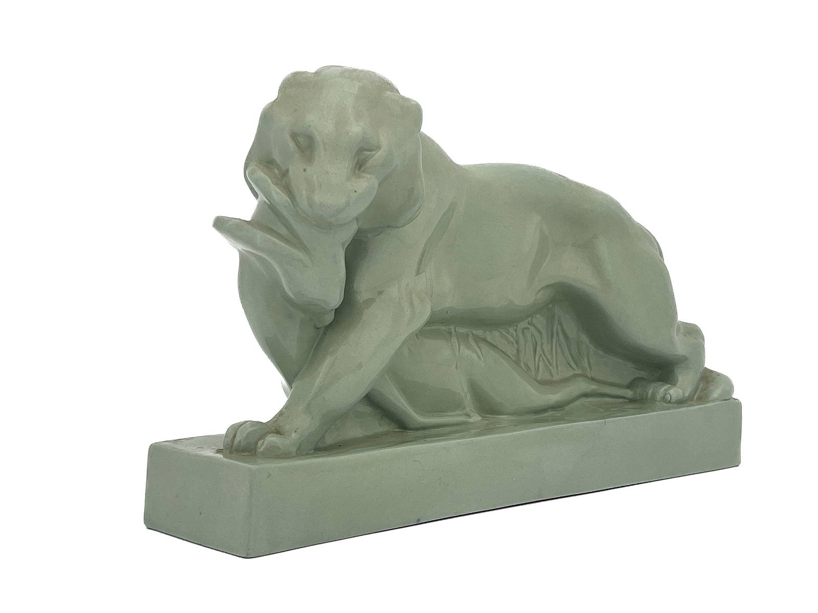 John Skeaping For Wedgwood, An Art Deco Figure, Tiger With Buck ...