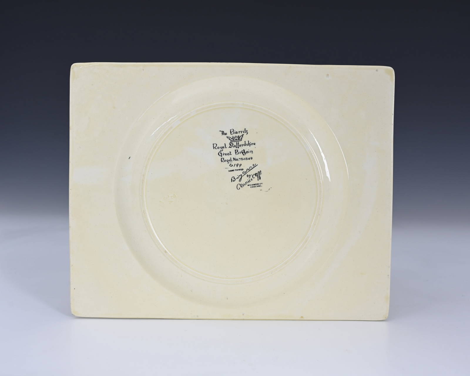 Clarice Cliff For Wilkinson, A Coral Fir Auction